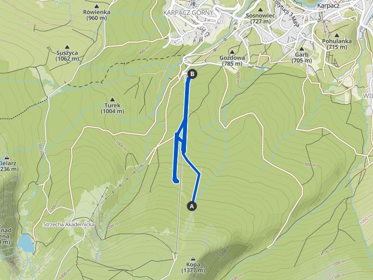 Skifahren Schneekoppe | Skiabfahrt | Komoot